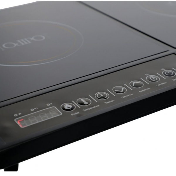 Nostromo parrilla de induccion 2 quemadores empotrable o portatil Odipo